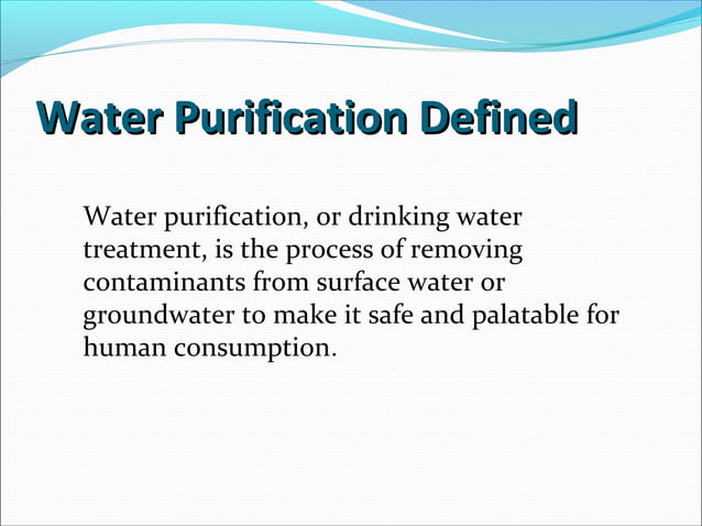 Water Purifier | PPT