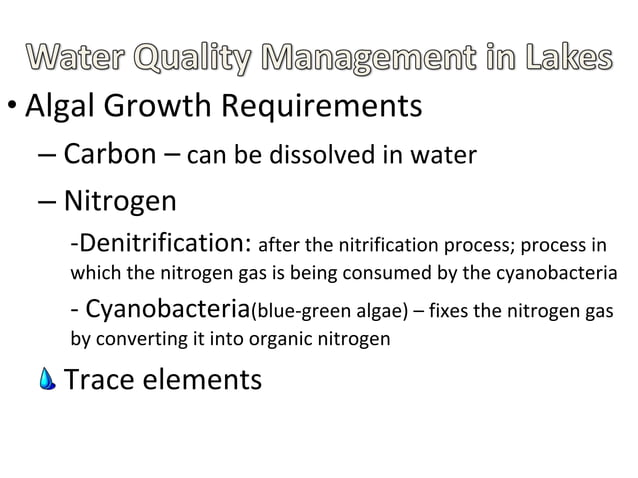 Water Quality Management In Rivers | PPT
