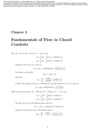 Water Resources Engineering 3rd Edition Chin Solutions Manual | PDF