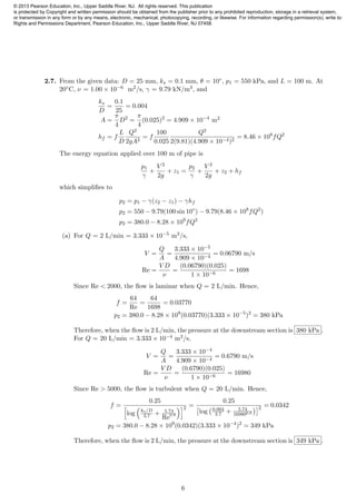 Water Resources Engineering 3rd Edition Chin Solutions Manual | PDF