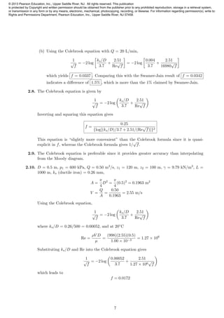 Water Resources Engineering 3rd Edition Chin Solutions Manual | PDF