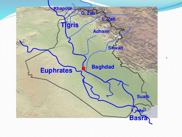 Water resources in tigris and euphrate basin