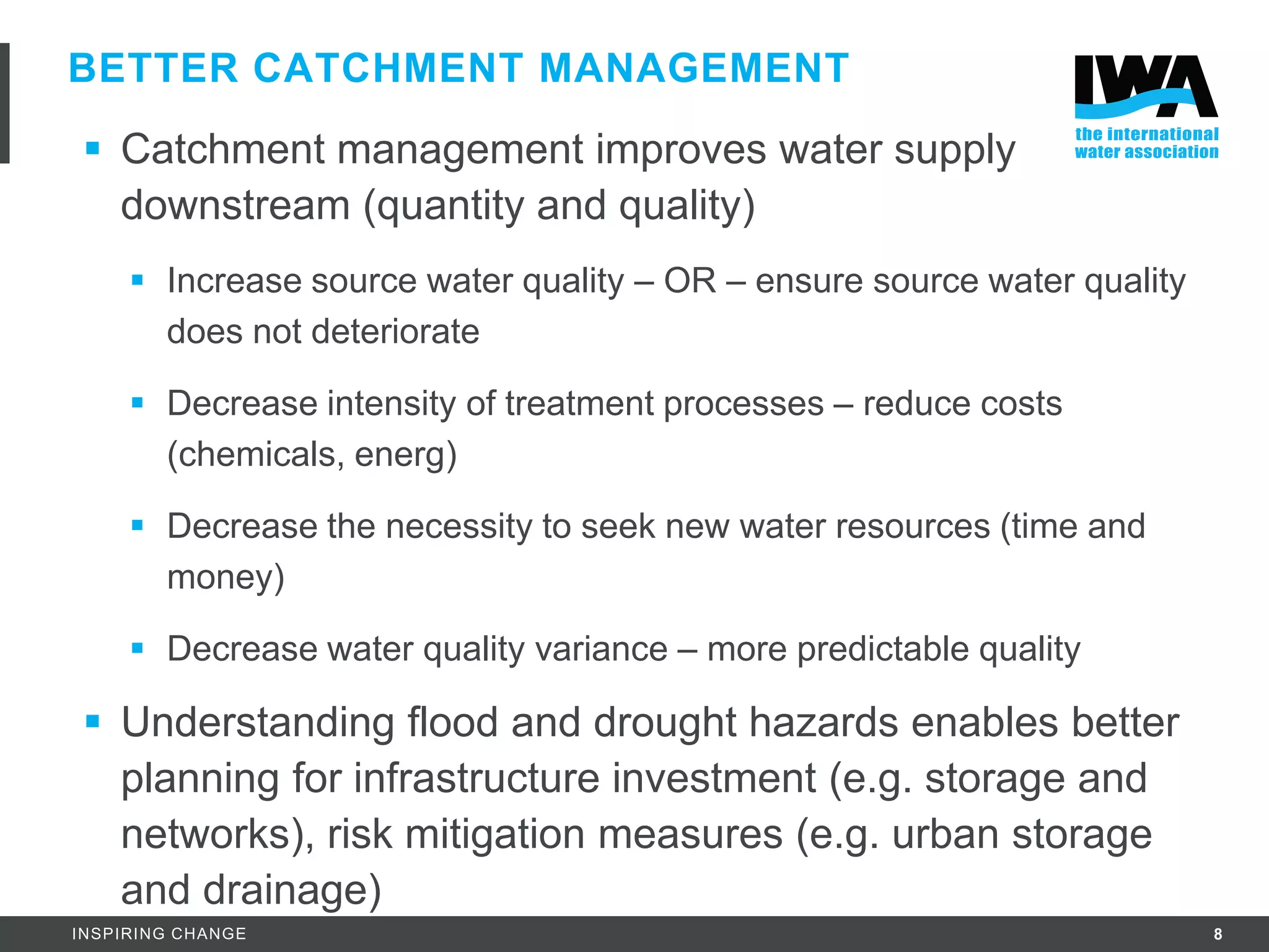 Water safety plans & catchment management | PPTX
