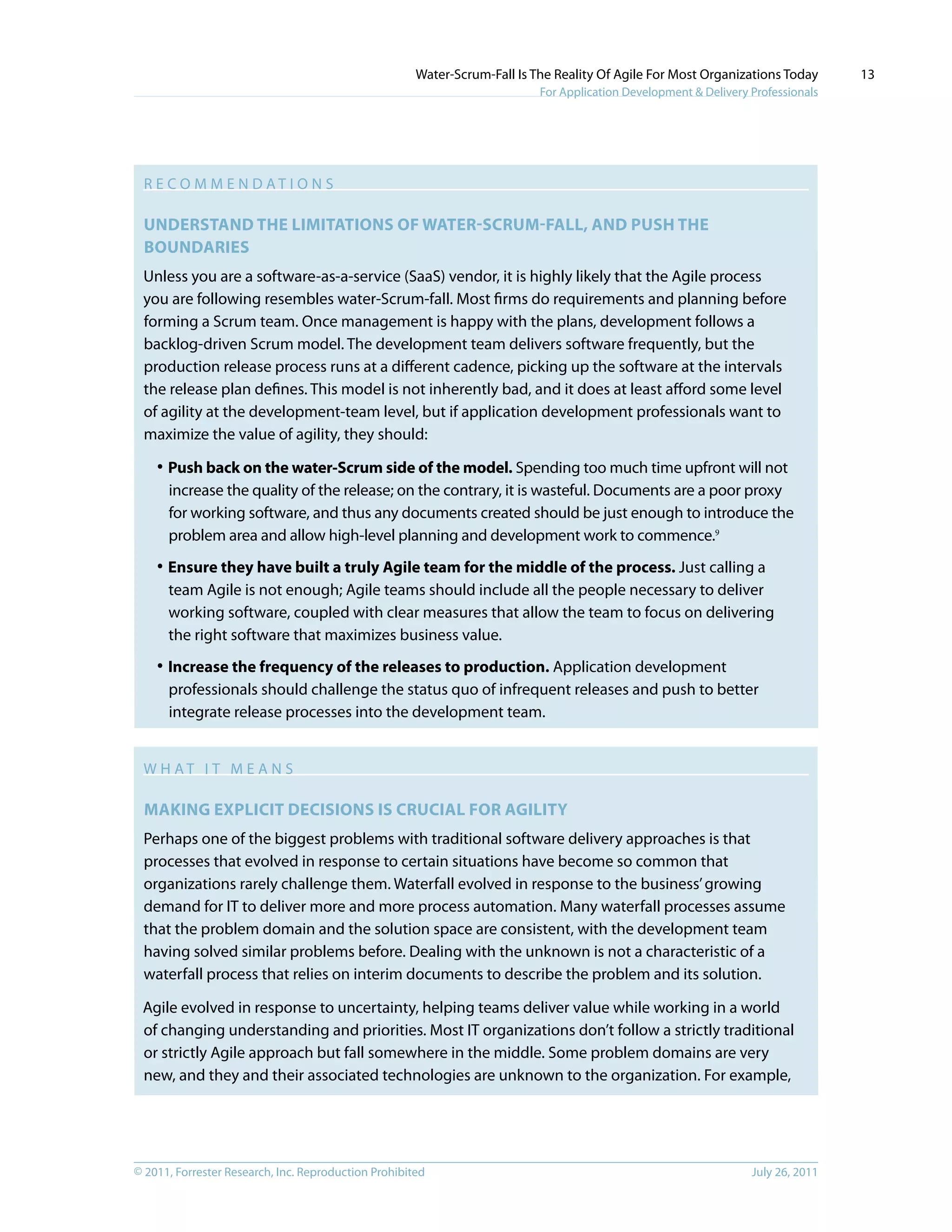 Water scrum-fall is-reality_of_agile_for_most | PDF