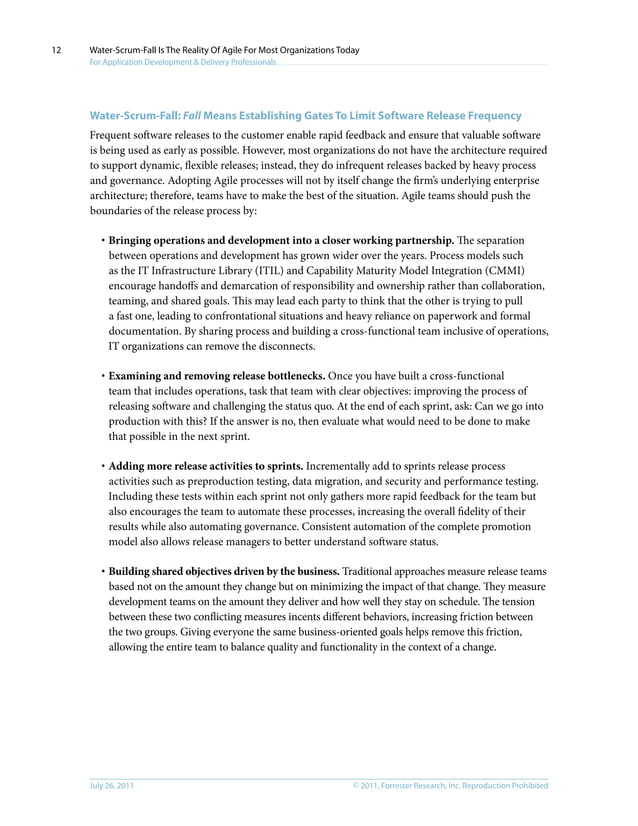 Water scrum-fall is-reality_of_agile_for_most | PDF | Business ...