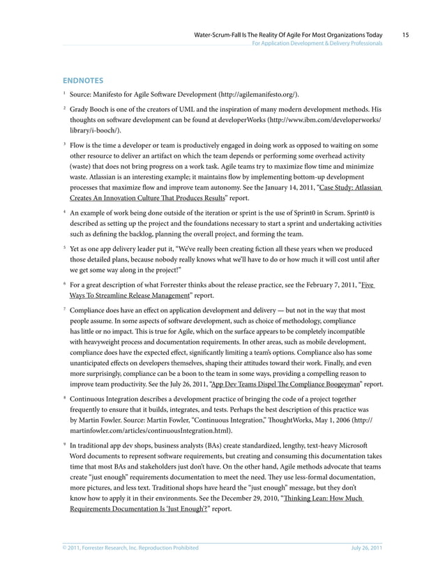 Water scrum-fall is-reality_of_agile_for_most | PDF | Business ...