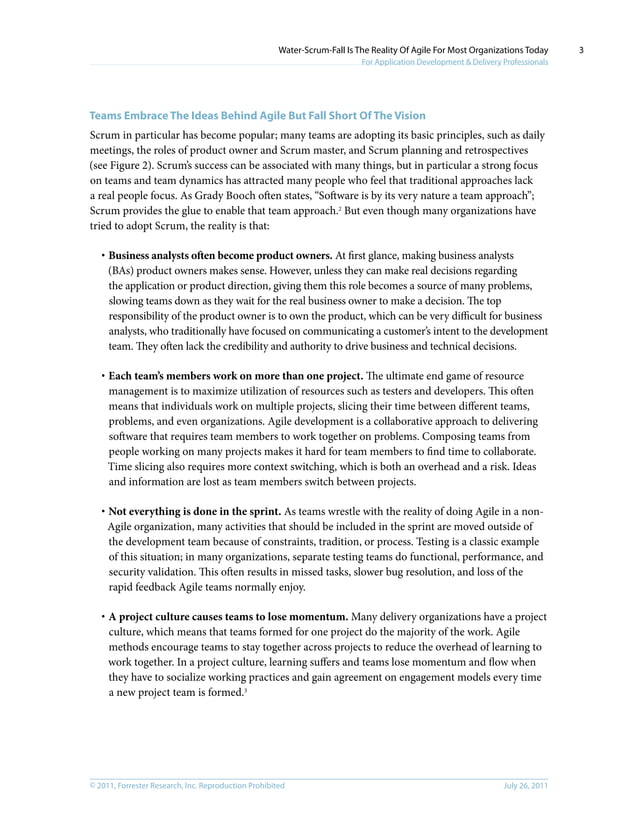 Water scrum-fall is-reality_of_agile_for_most | PDF | Business ...