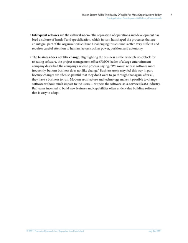 Water scrum-fall is-reality_of_agile_for_most | PDF | Business ...