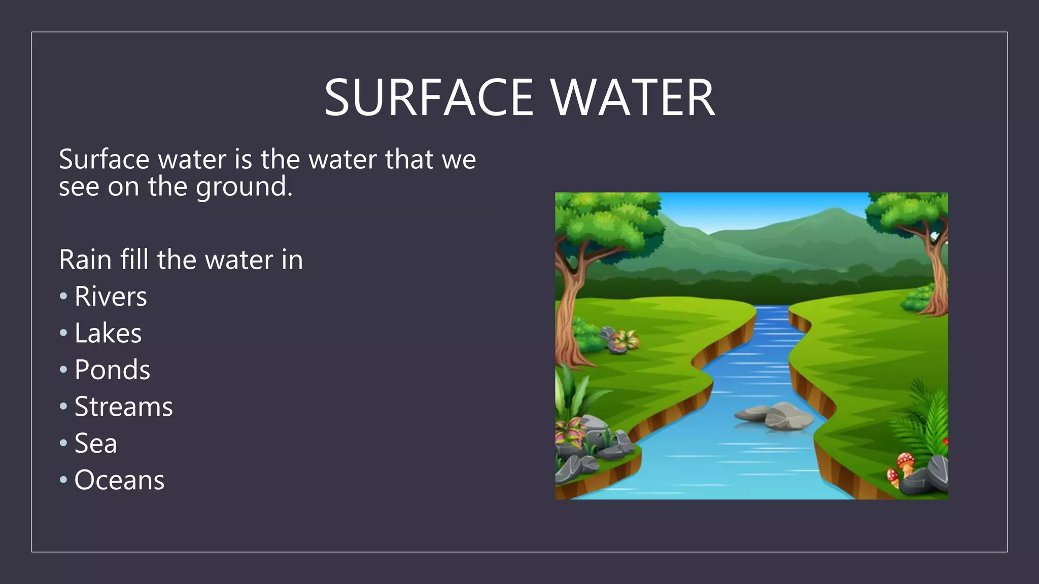Water sources and uses (class-2) | PPTX