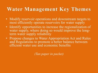 Water vision-summary-draft-final | PPTX