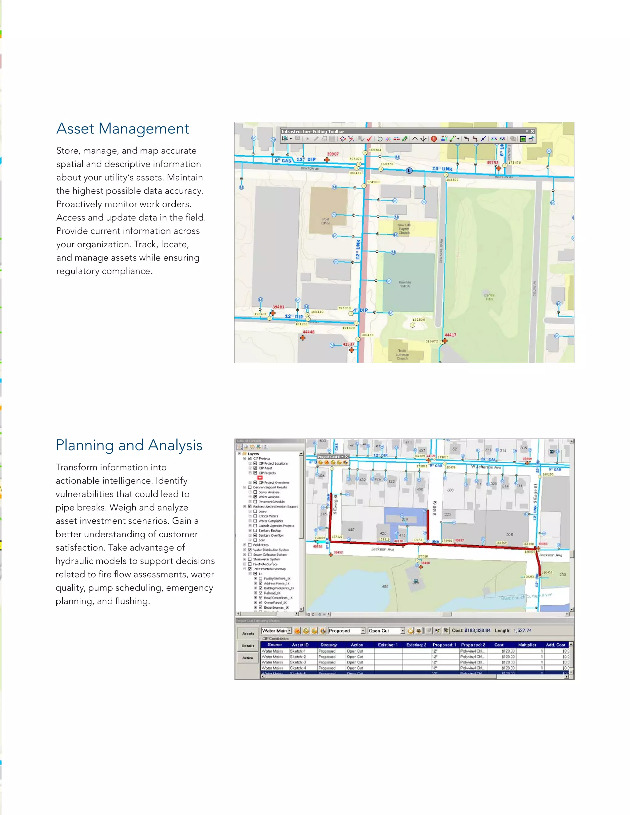 Complete water system management with Esri | PDF