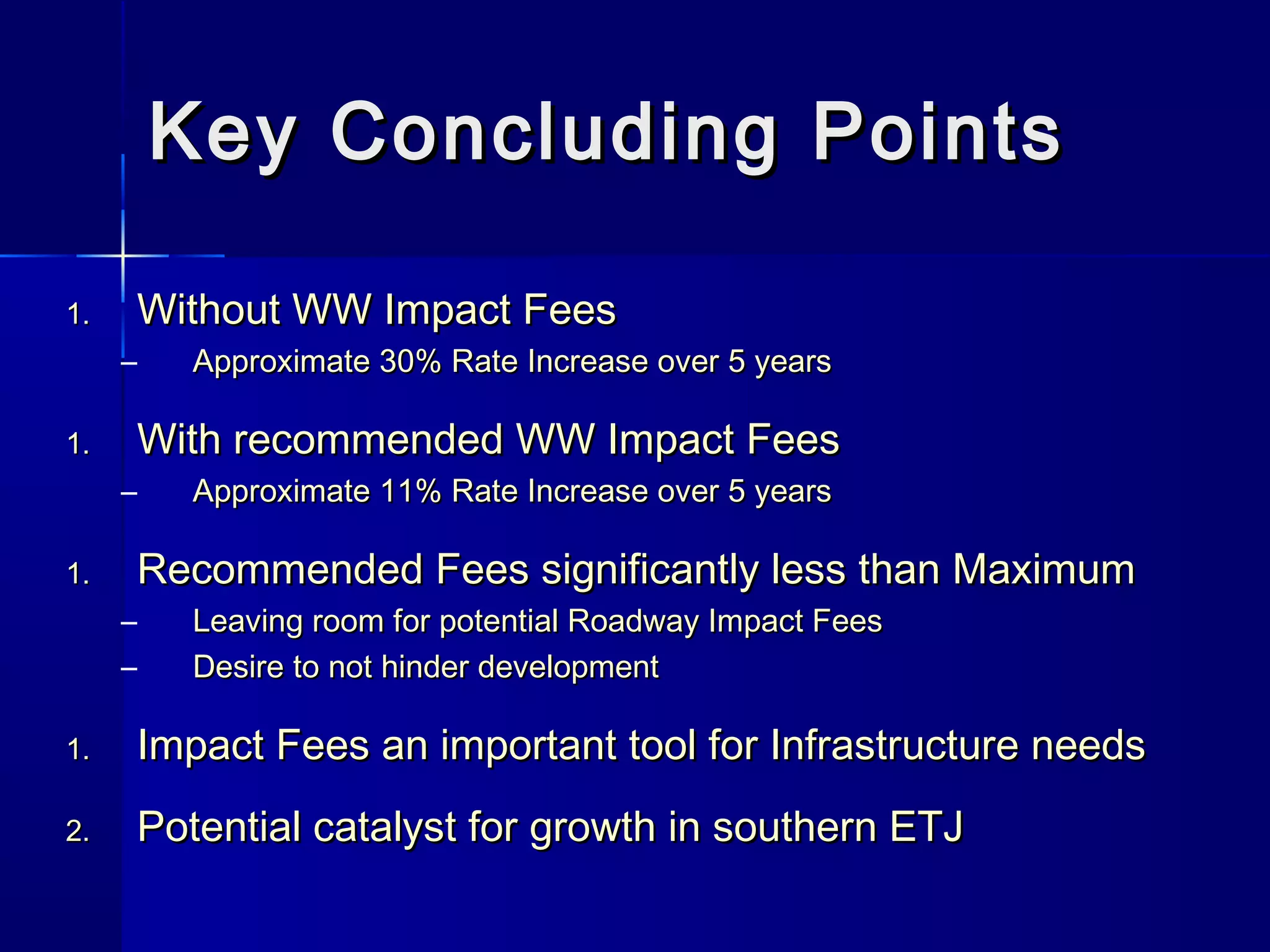 Water-Wastewater Impact Fees | PPT
