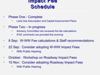 Water-Wastewater Impact Fees | PPT