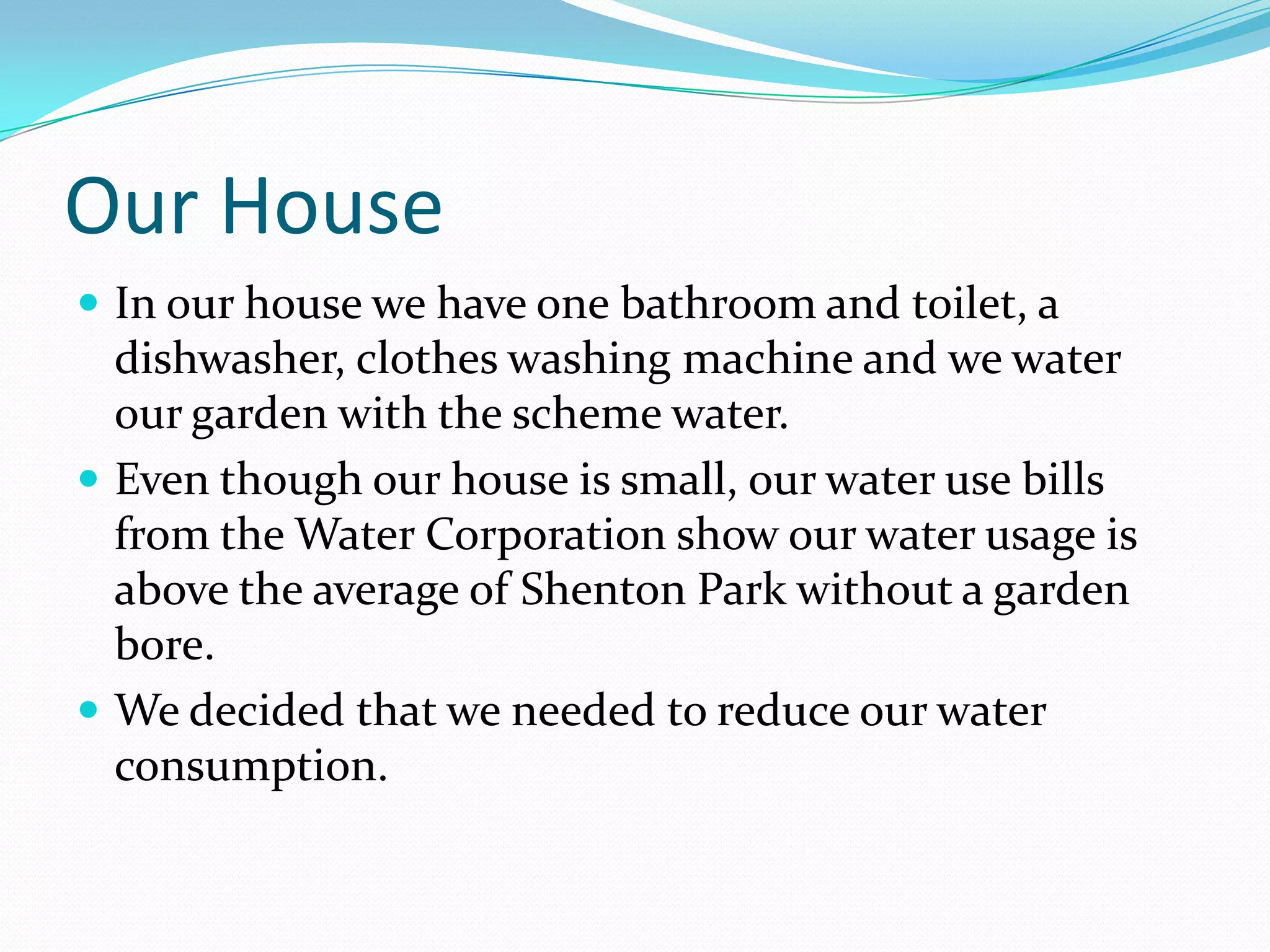 Water wise action plan | PPTX