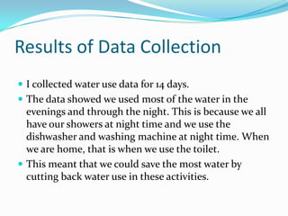 Water wise action plan | PPTX