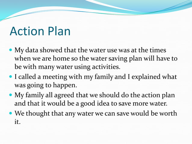 Water wise action plan | PPTX