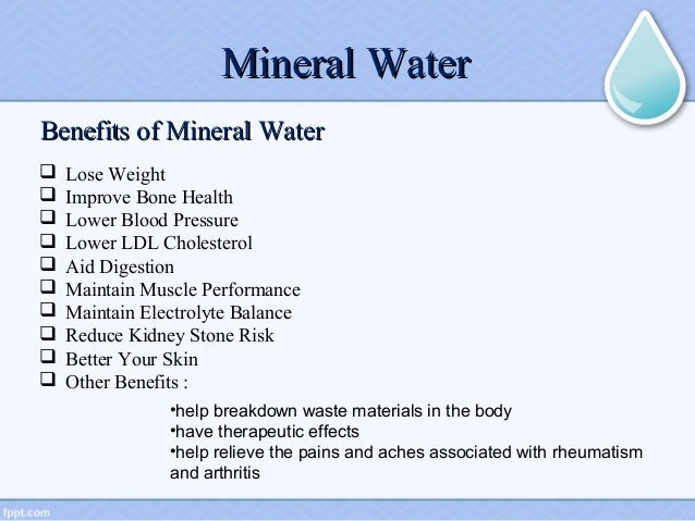 Mineral Water