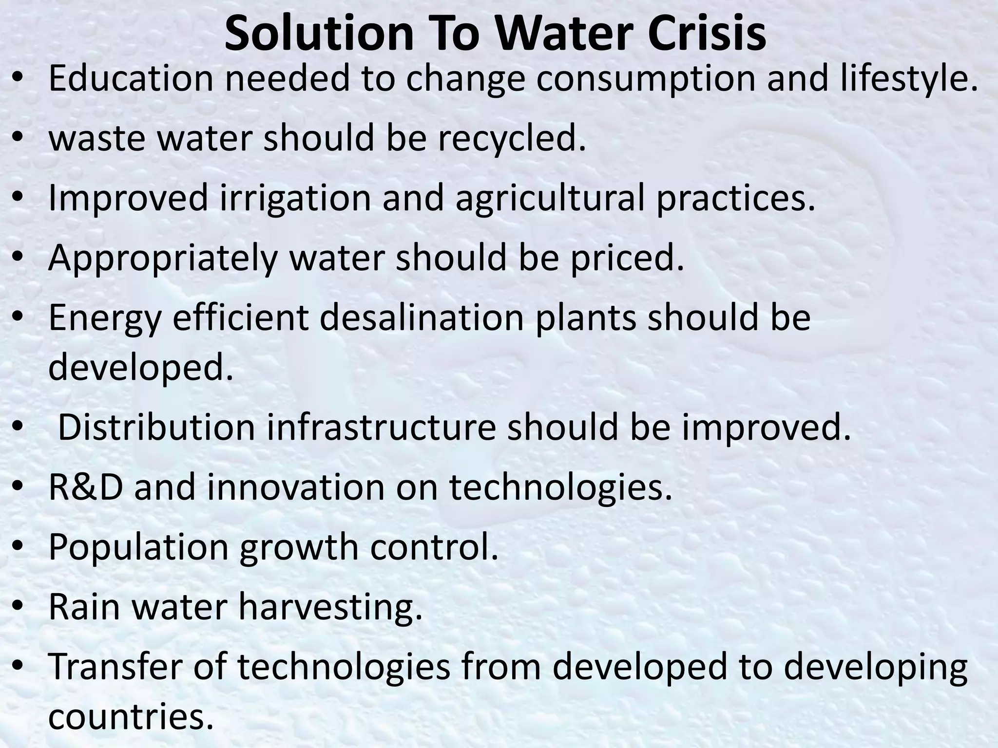 Water Pollution, Water Management & Water 2.5 | PPTX
