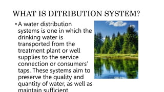 Water Distribution System | PPTX
