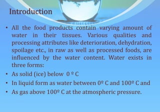 Water activity converted | PDF | Chemistry | Science