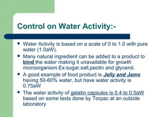 Water activity presentation | PPT