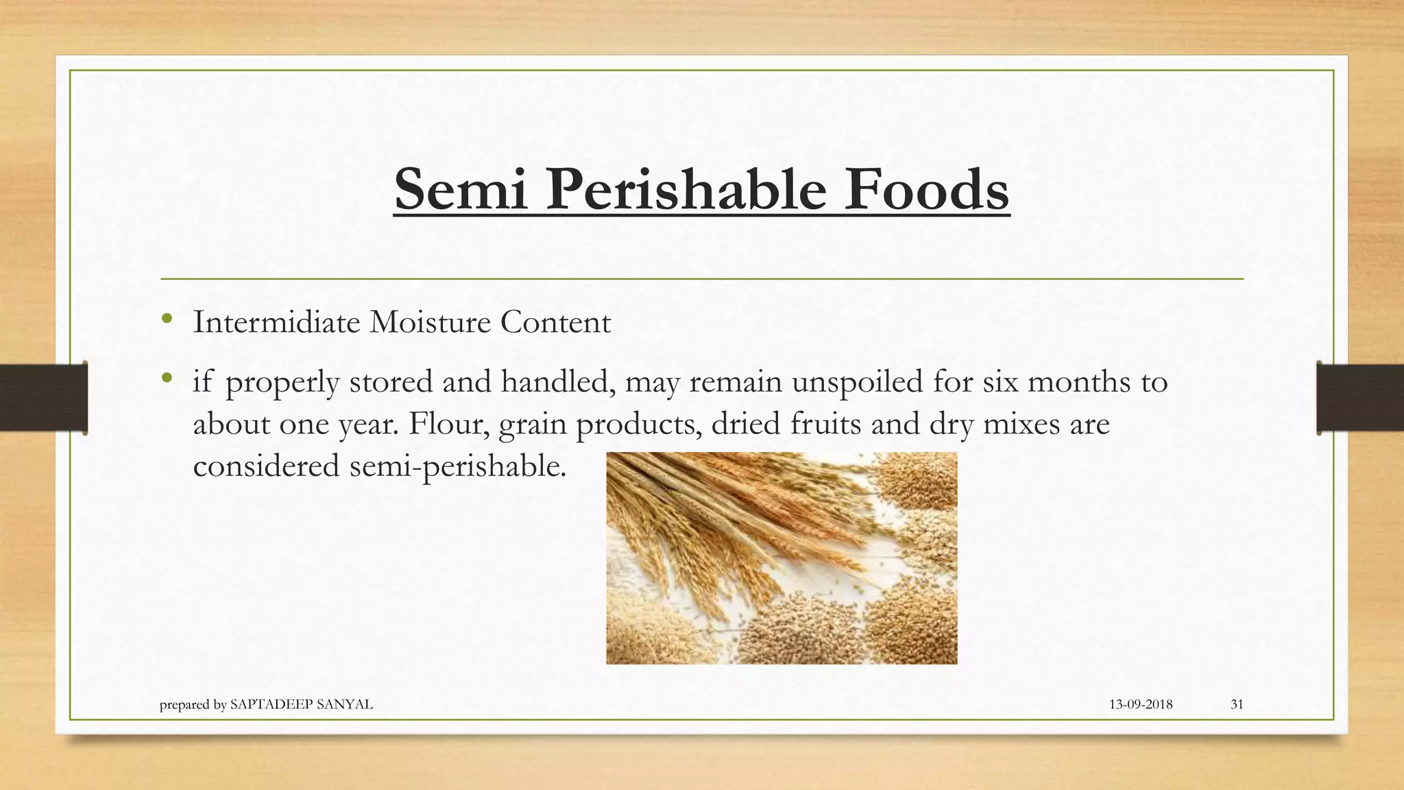 Water activity and types of food based on water activity | PPTX