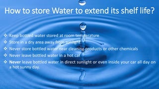 Water activity related to shelflife | PPT