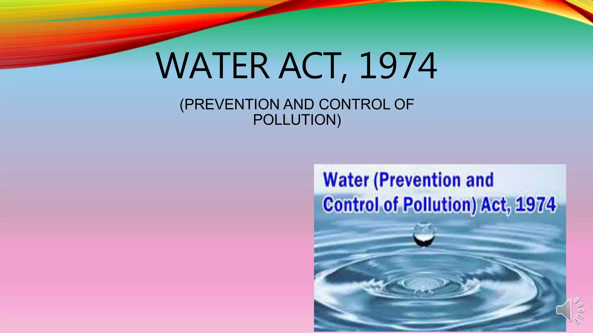 Water act | PPTX
