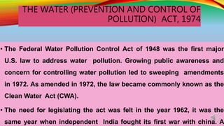 Water act | PPT