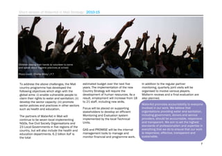 Water aid in mali plan 2010 2015 | PPT