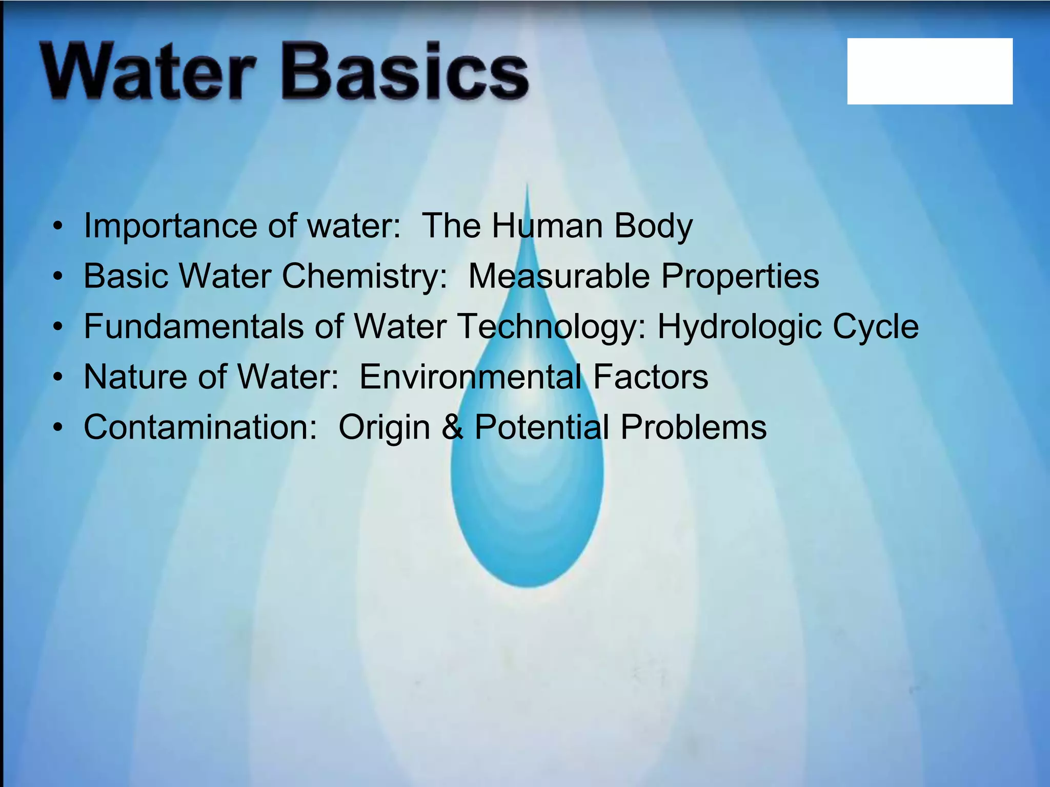 Water Analysis | PPTX