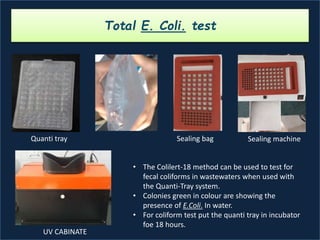 Water analysis and testing | PPTX