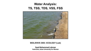 Water Analysis: Part 1 | PDF