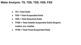 Water Analysis: Part 1 | PDF