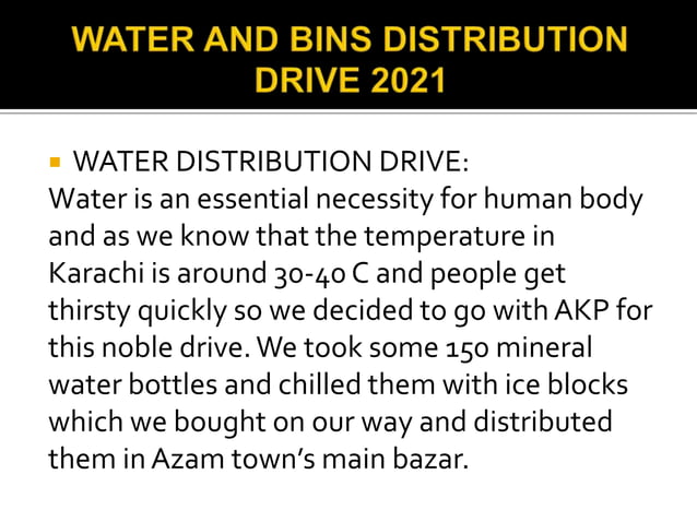 WATER AND BINS DISTRIBUTION DRIVE 2021.pptx