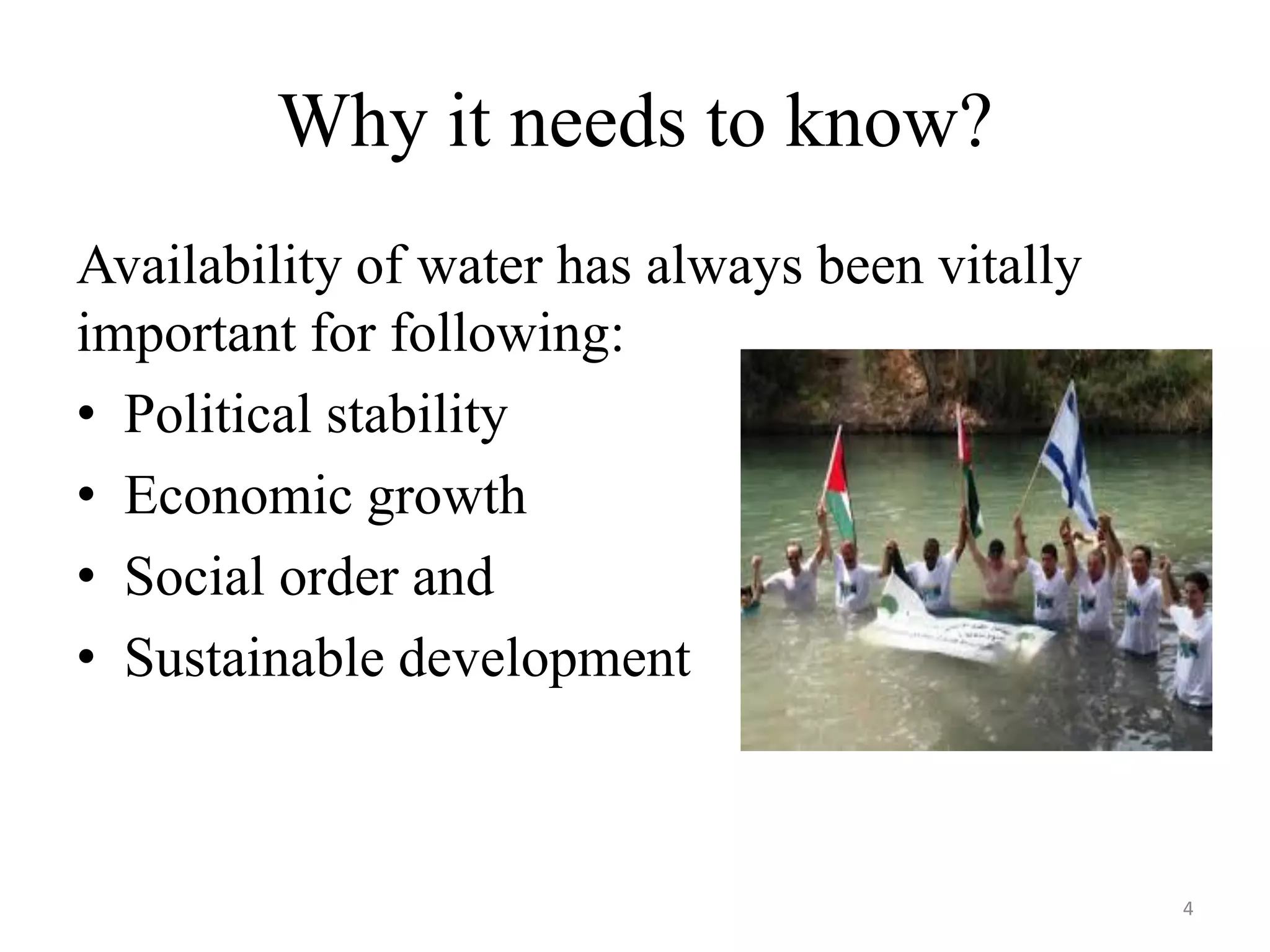 Water and conflict in india ppt | PDF