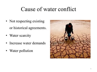 Water and conflict in india ppt | PDF