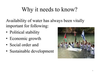 Water and conflict in india ppt | PDF