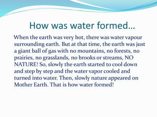 Water and conservation | PPT