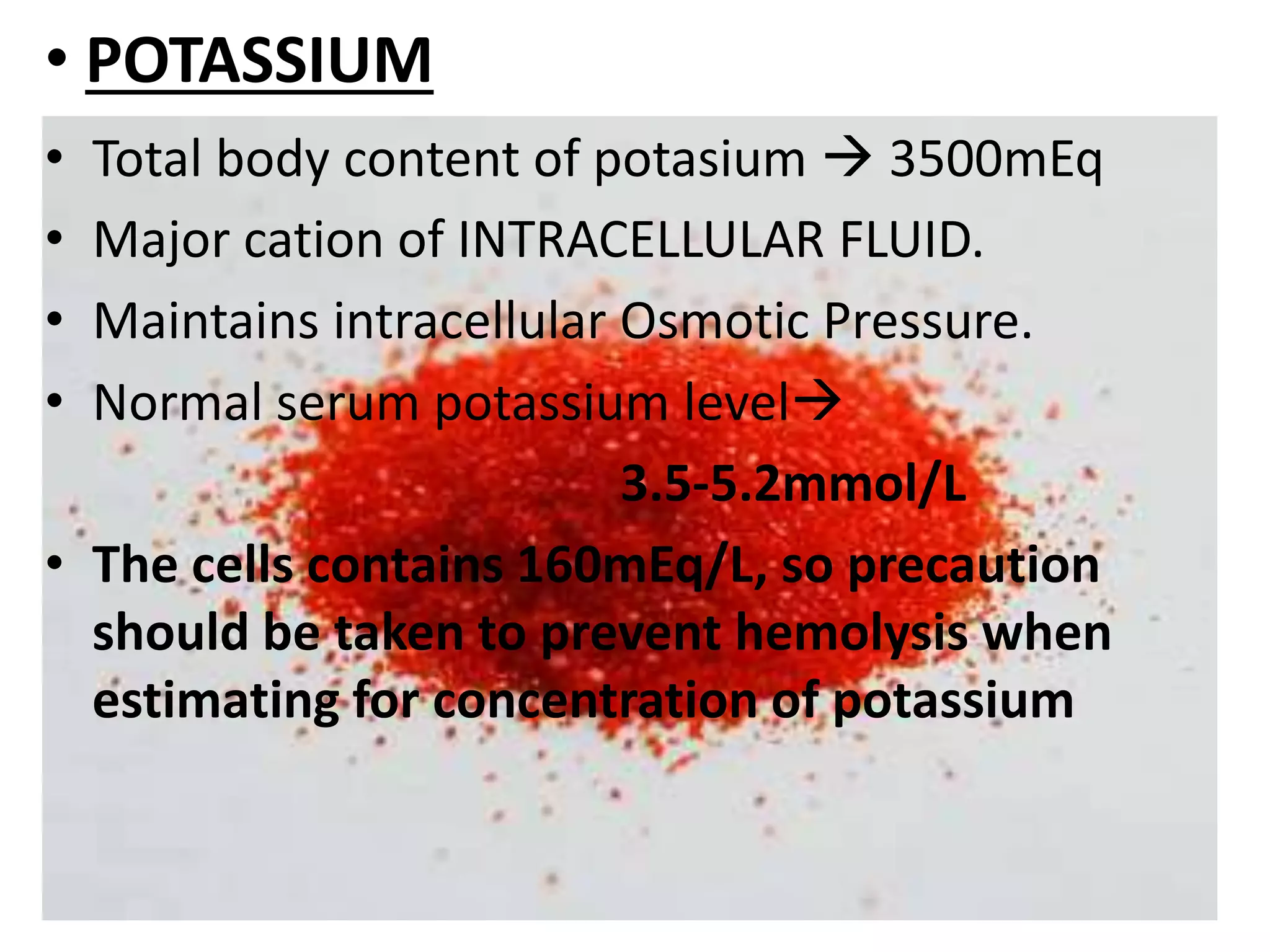 Water and electrolyte balance | PPTX