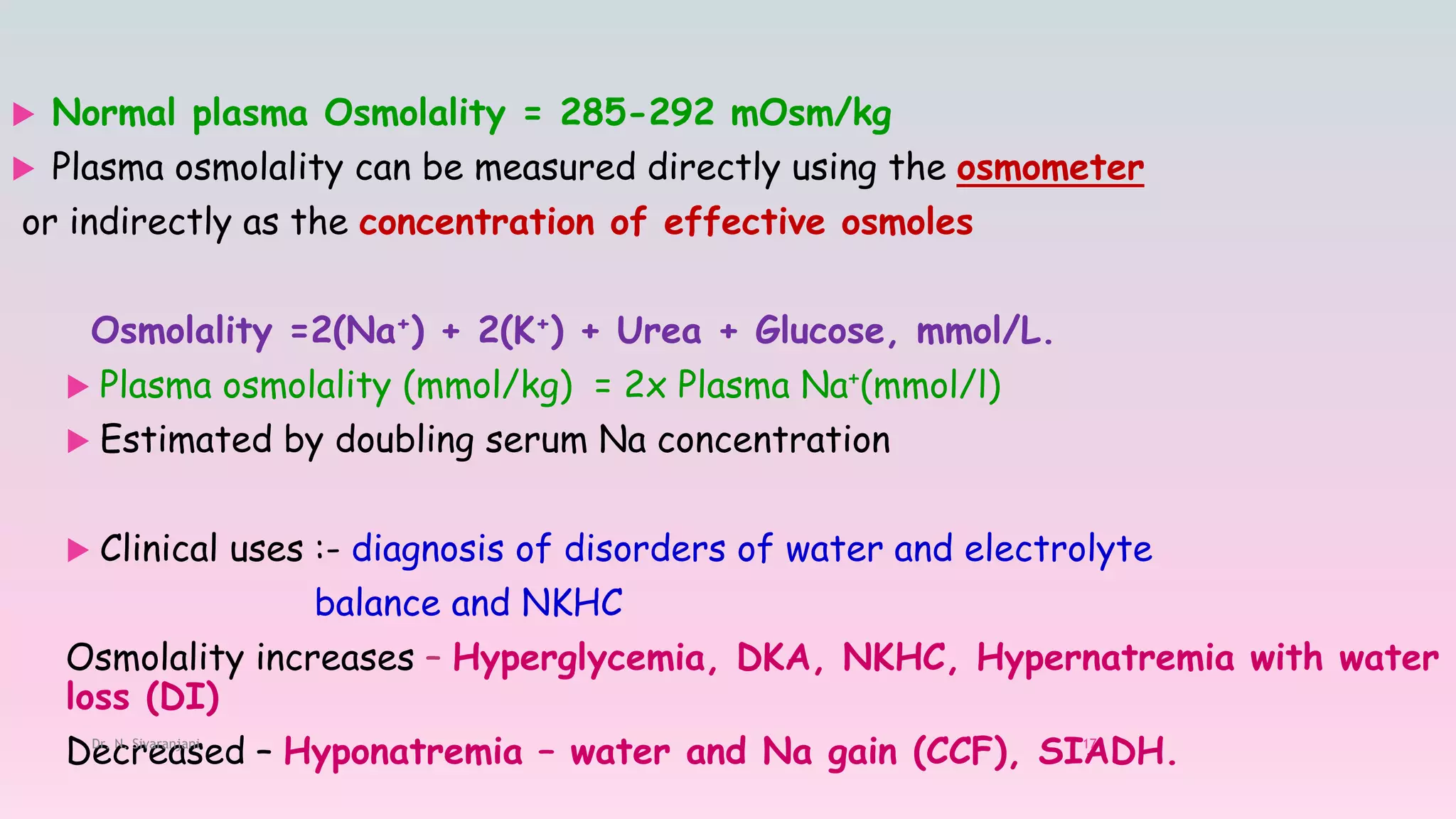 Water and electrolyte | PPSX