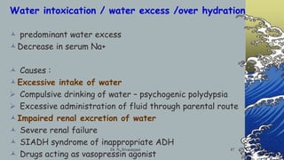 Water and electrolyte | PPSX