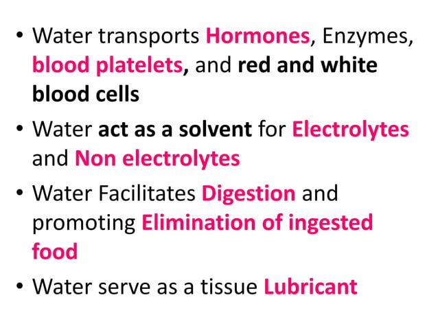 Water and electrolytes balance and imbalance in human body | PPTX