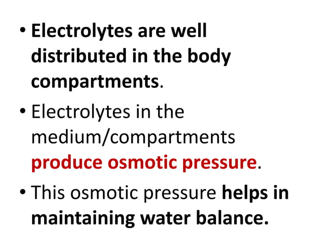 Water and electrolytes balance and imbalance in human body | PPTX