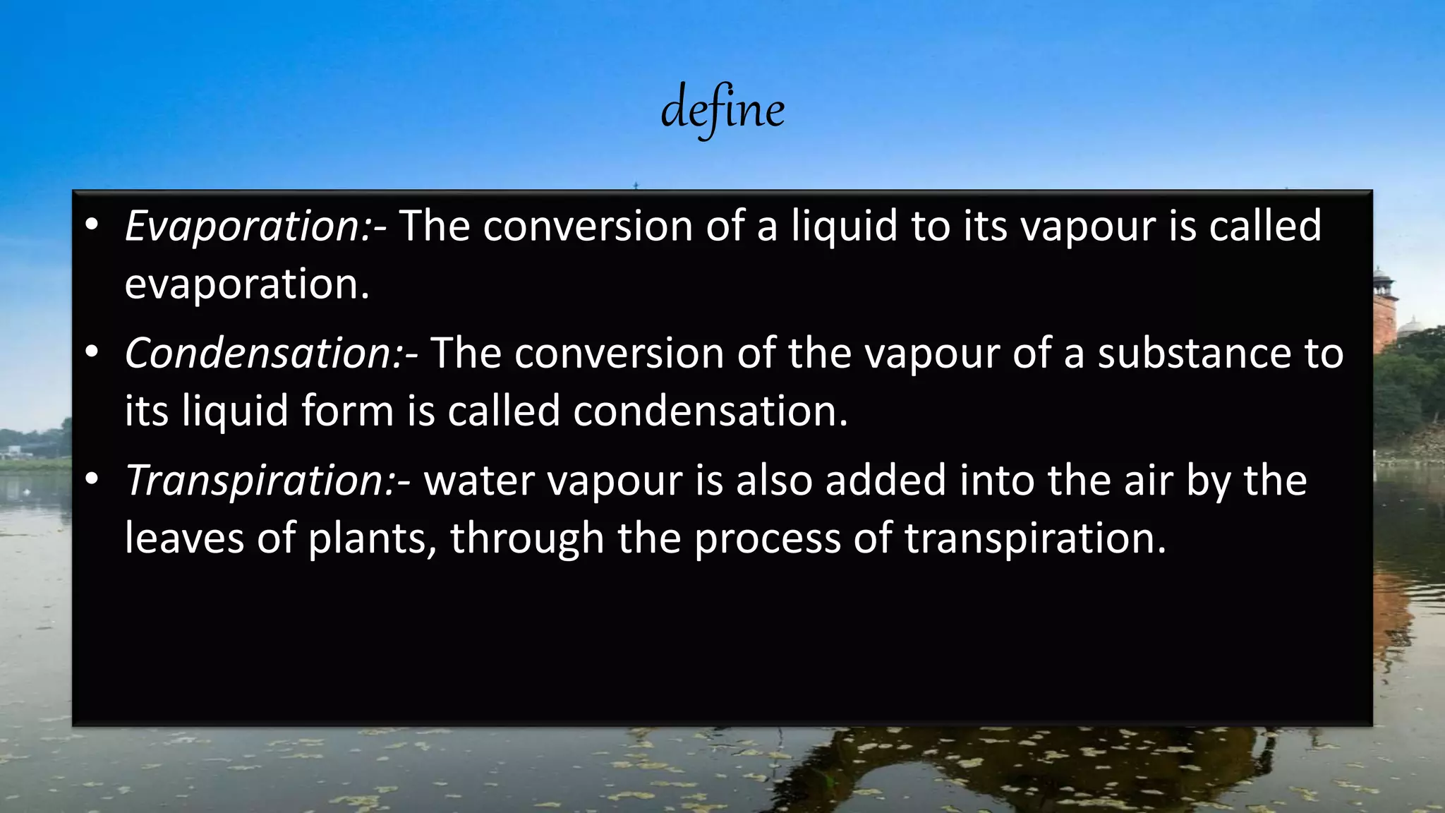 Water and its importance | PPTX