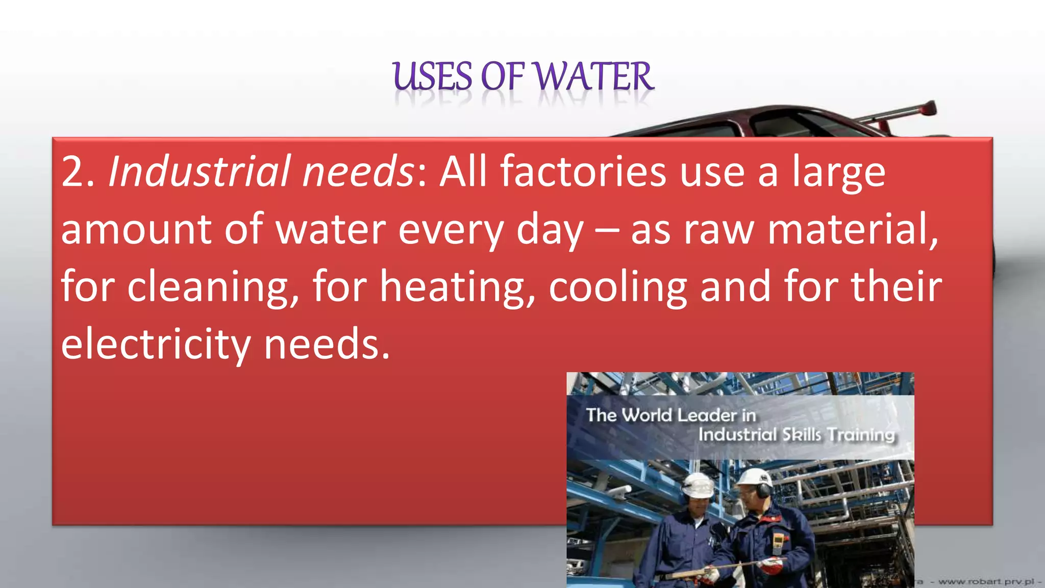 Water and its importance | PPTX