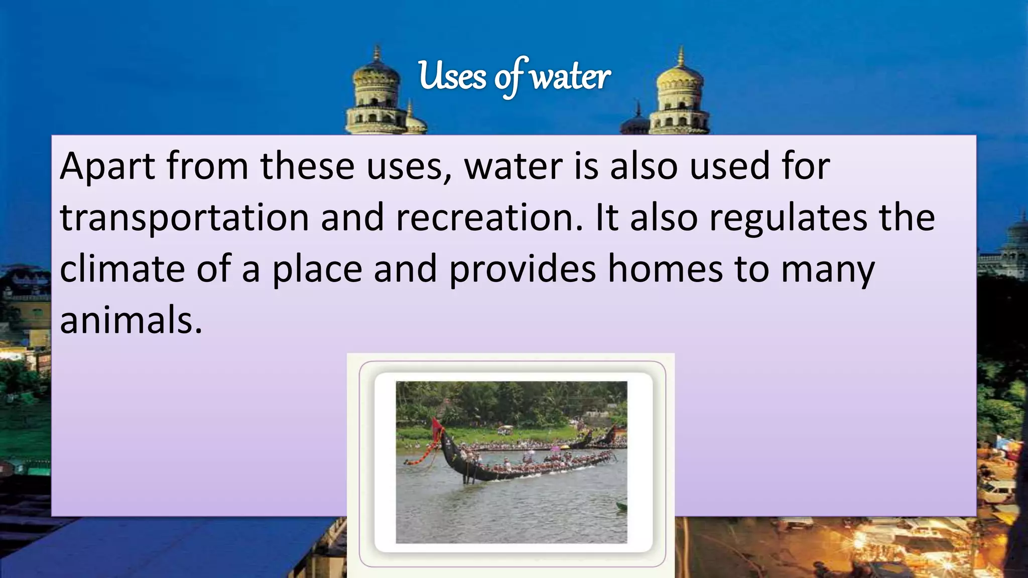 Water and its importance | PPTX