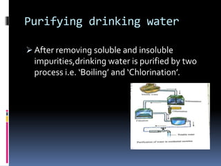 Water and its impurities | PPTX