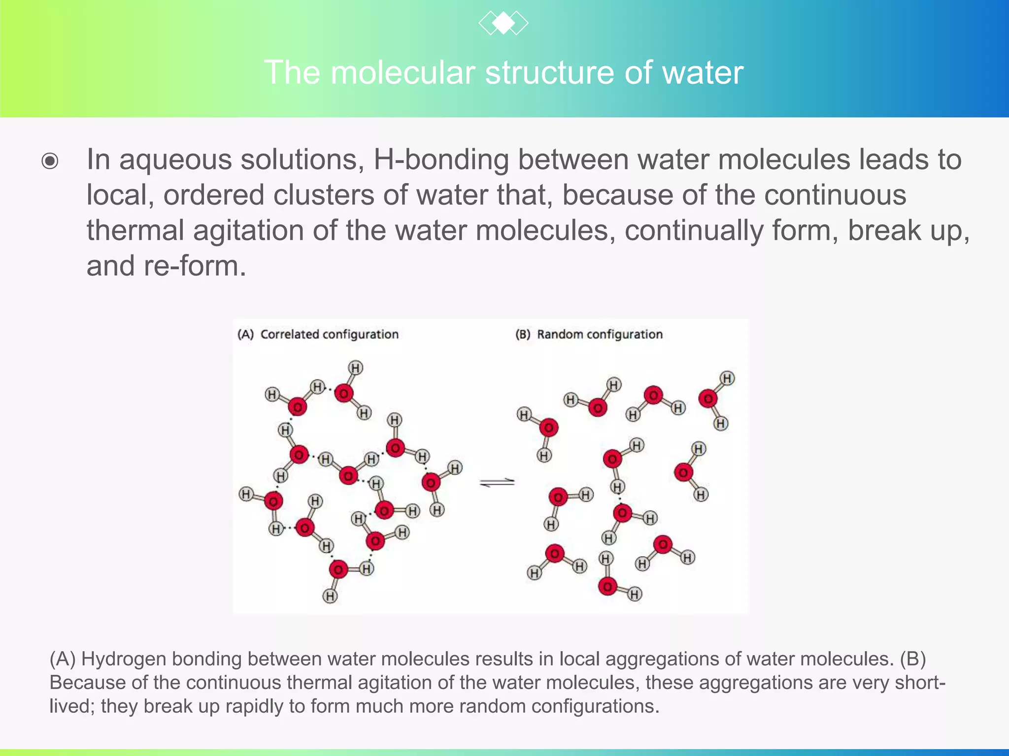 Water and its properties | PPTX