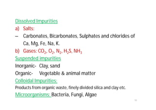 Water and its treatment | PPT